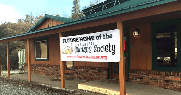 Future Angels Camp site - sign - Calaveras Humane Society
